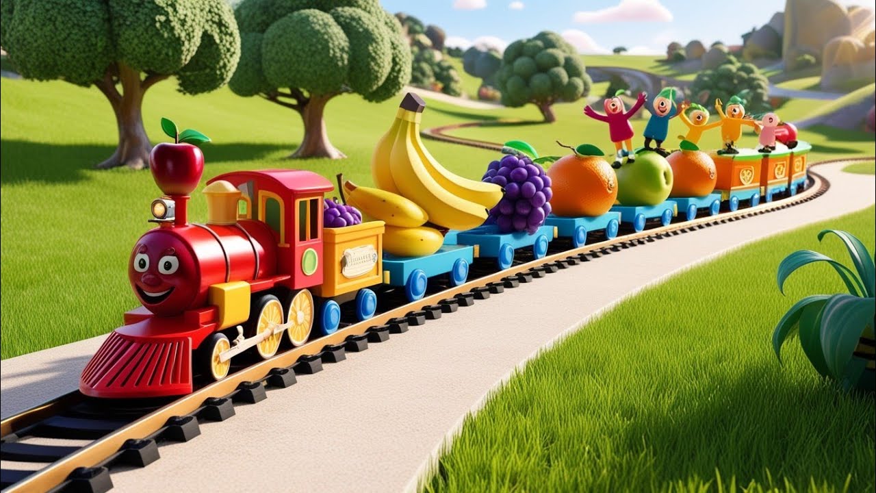"🚂🎶 Sing Along with the Choo Choo Fruit Train! Fun & Educational Kids ...