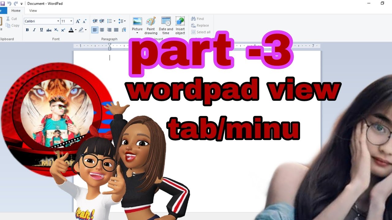 wordpad view tab /minu #computer #ctrl #trick #atozshortcut #video #computerbasiccourse - YouTube
