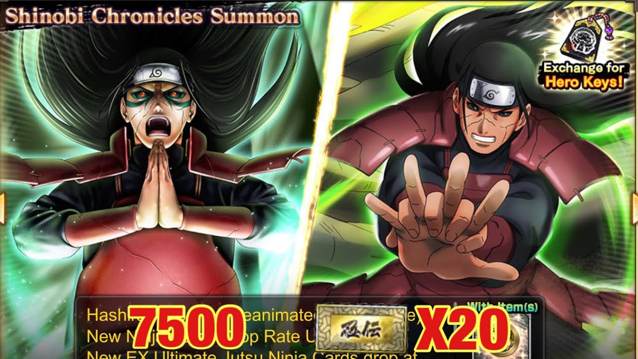 NxB NV: New Card Hashirama Senju Chronicles Summons | Naruto x Boruto ...