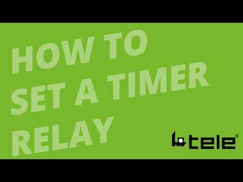 How to Use and Set a Time Delay Relay - YouTube