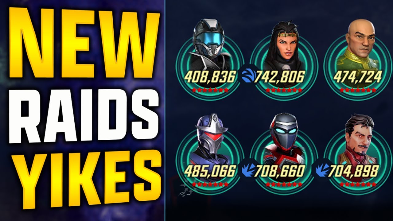 NEW INCURSION RAID - YIKES - TEST SERVER - MARVEL Strike Force - MSF ...