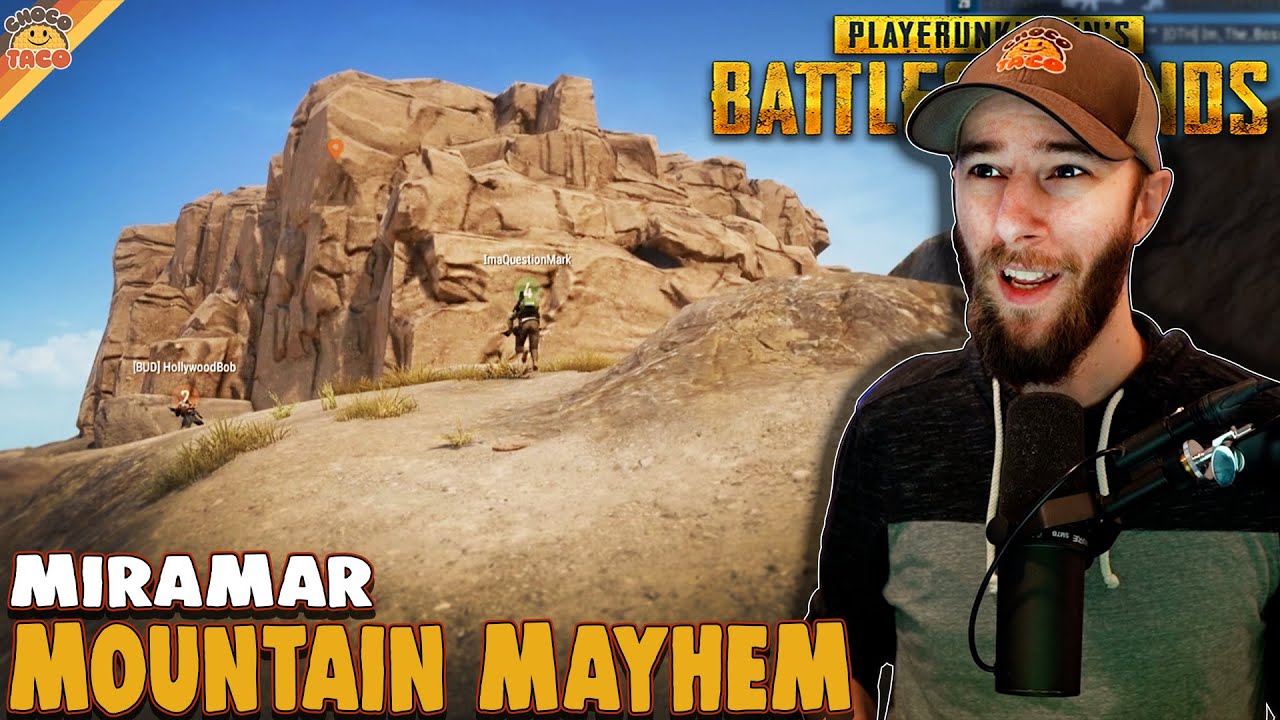 Miramar Mountain Mayhem ft. Quest, Reid, & HollywoodBob - chocoTaco PUBG Squads Gameplay - YouTube