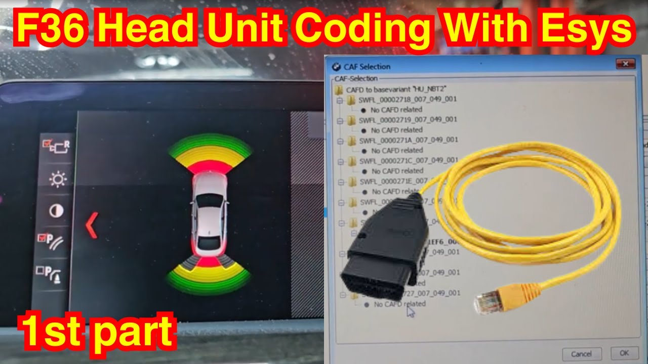 Head Unit Programming And Coding On Bmw F36 With Esys (1st Part) - YouTube