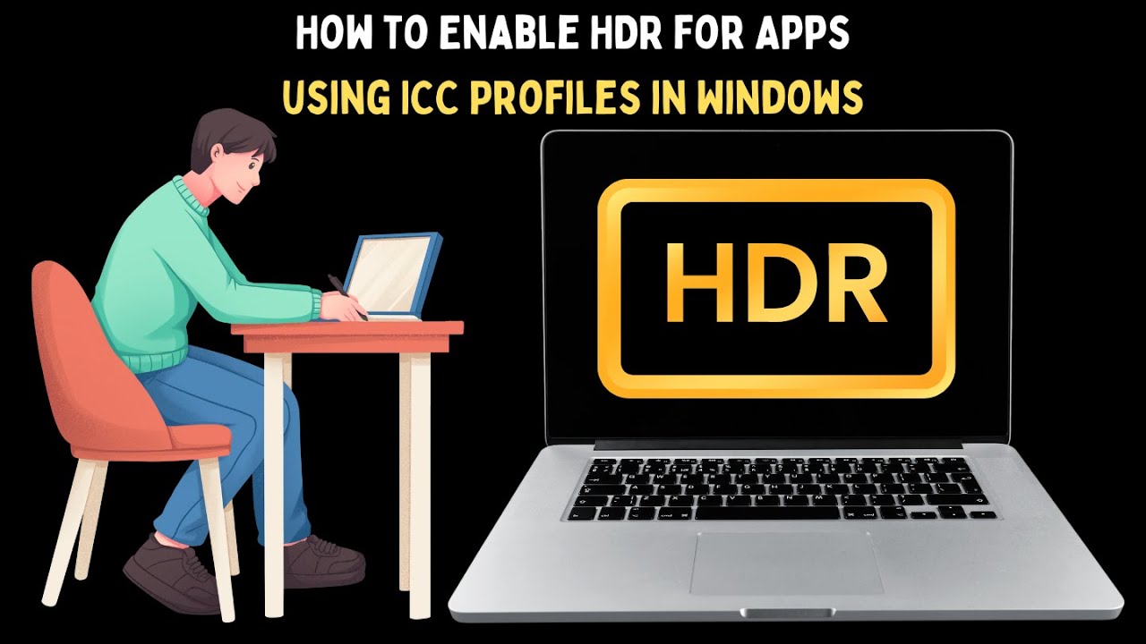 How to Enable HDR for Apps using ICC Profiles in Windows 11 - YouTube