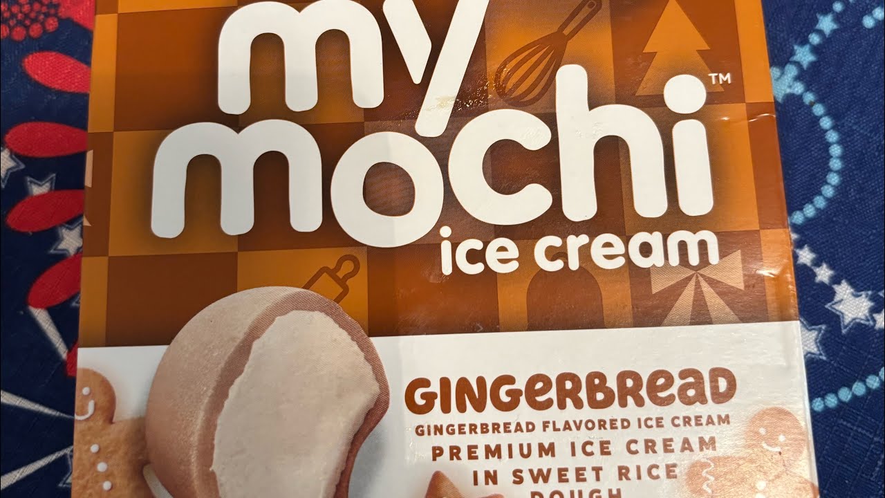 My mochi-Gingerbread mochi ice cream - YouTube