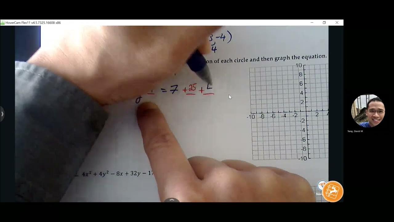 8.05 Circles Day 2 (Converting to Standard Form) - YouTube
