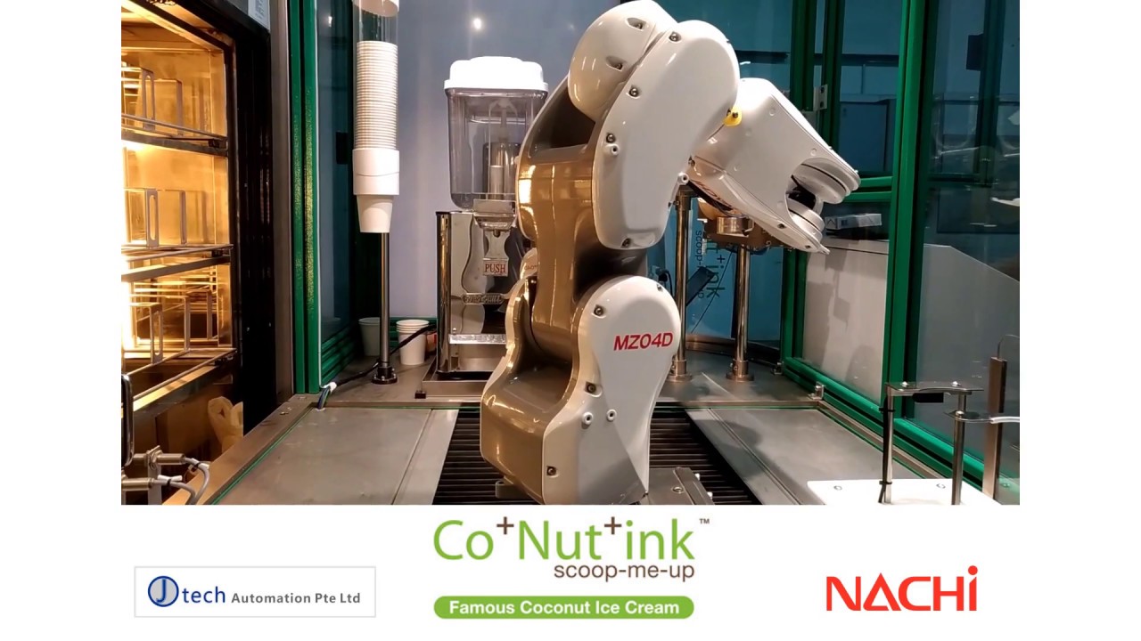 First In The World (Patent) Robotic Self Serve Machine - YouTube