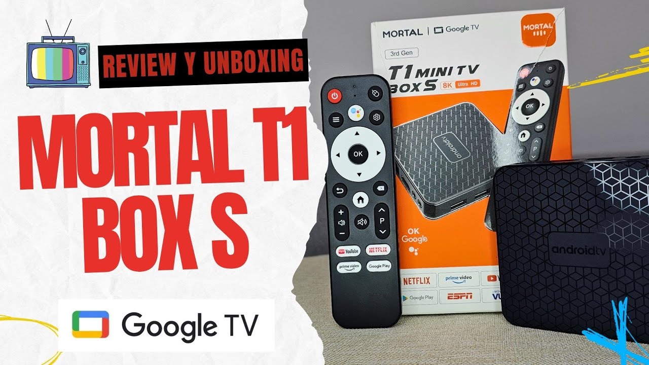 Mortal T1 Mini TV Box S 8K+ 🤖 Android TV 📺 De Aliexpress 🐉 - YouTube
