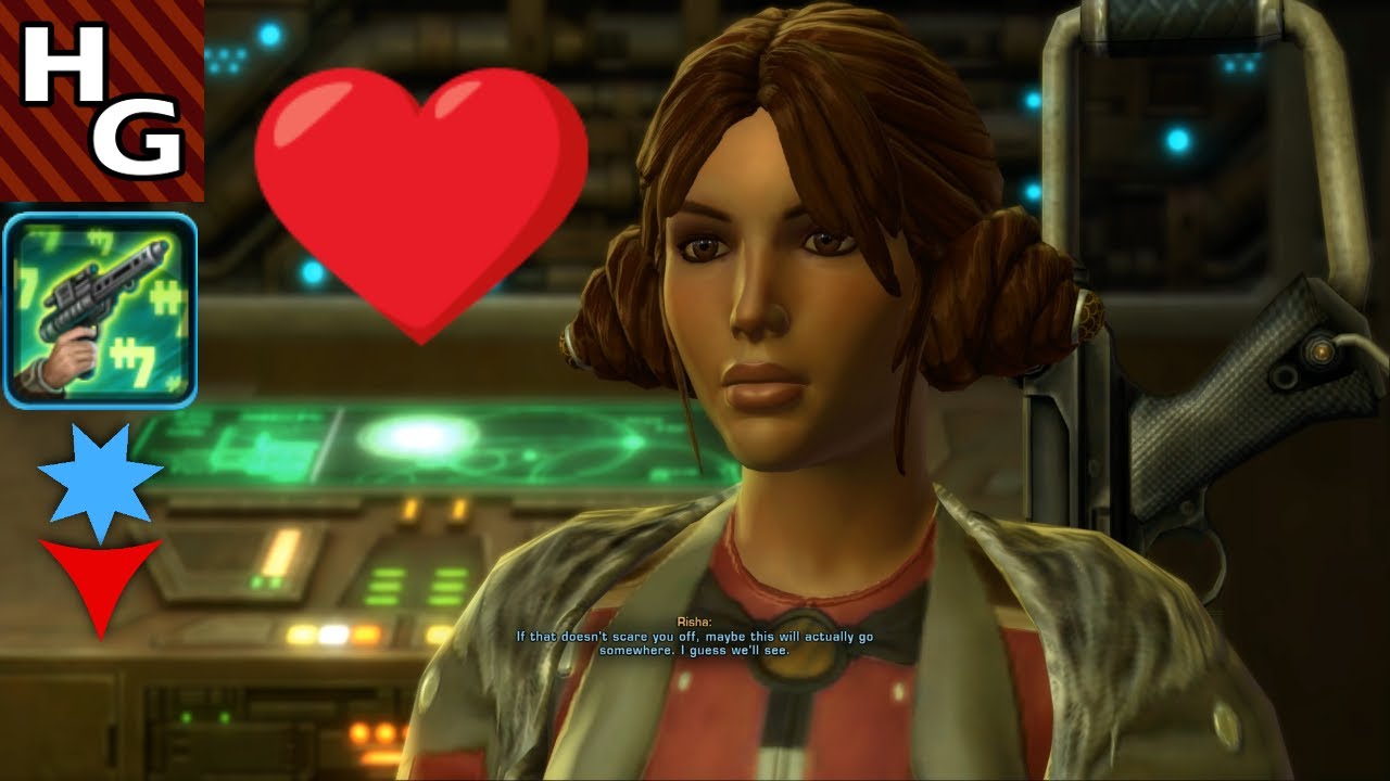 Risha Drayen ♥ Romance ♥ SWTOR Smuggler [Male] Companion Story - YouTube