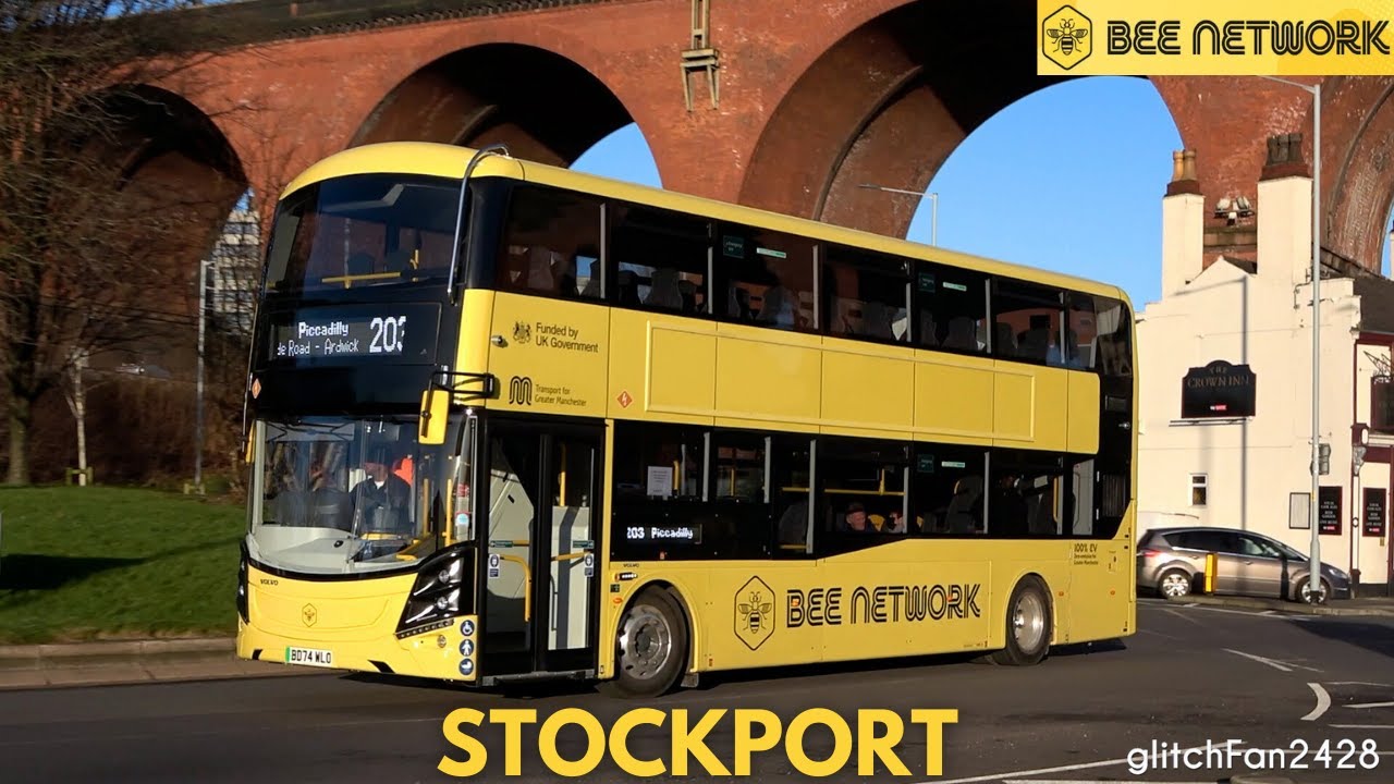 Stockport Interchange Takes on 🐝 Bee Network in January 2025 - YouTube