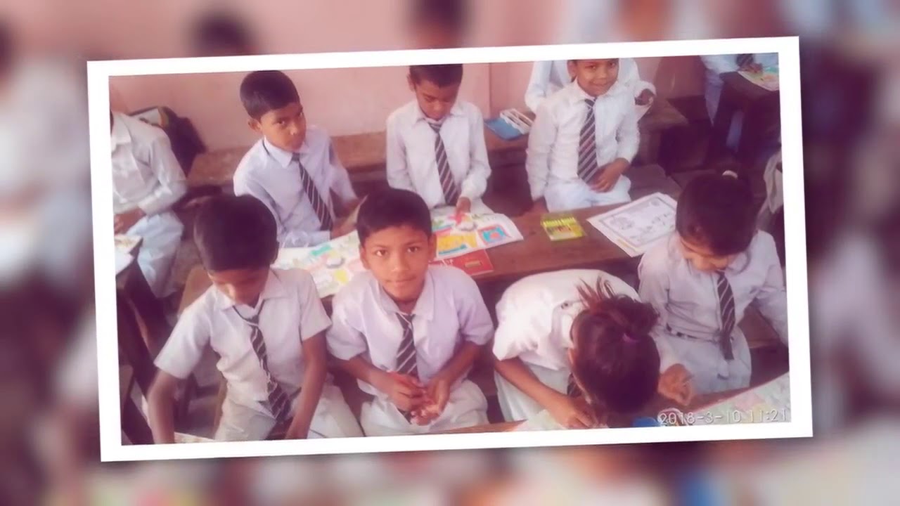 "masti" with colours in SMCA school in Maheshkhunt - YouTube