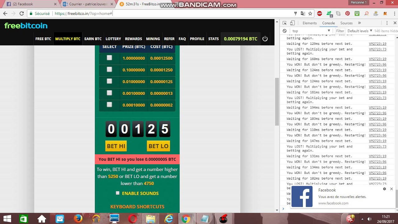 freebitco.in script 100% working - YouTube