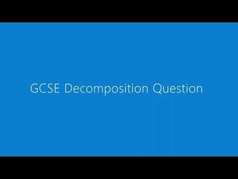 GCSE Decomposition - YouTube