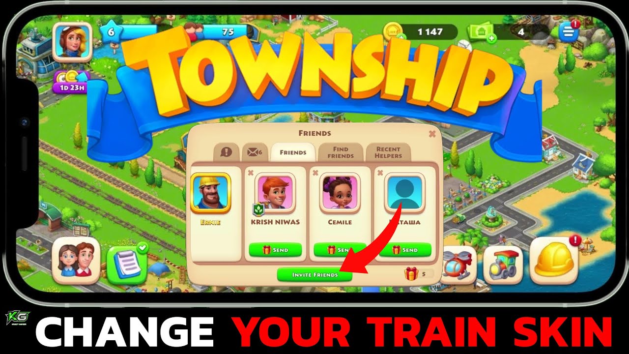 How to Customize Your Train Skin in Township? Change Your Train Skin in ...