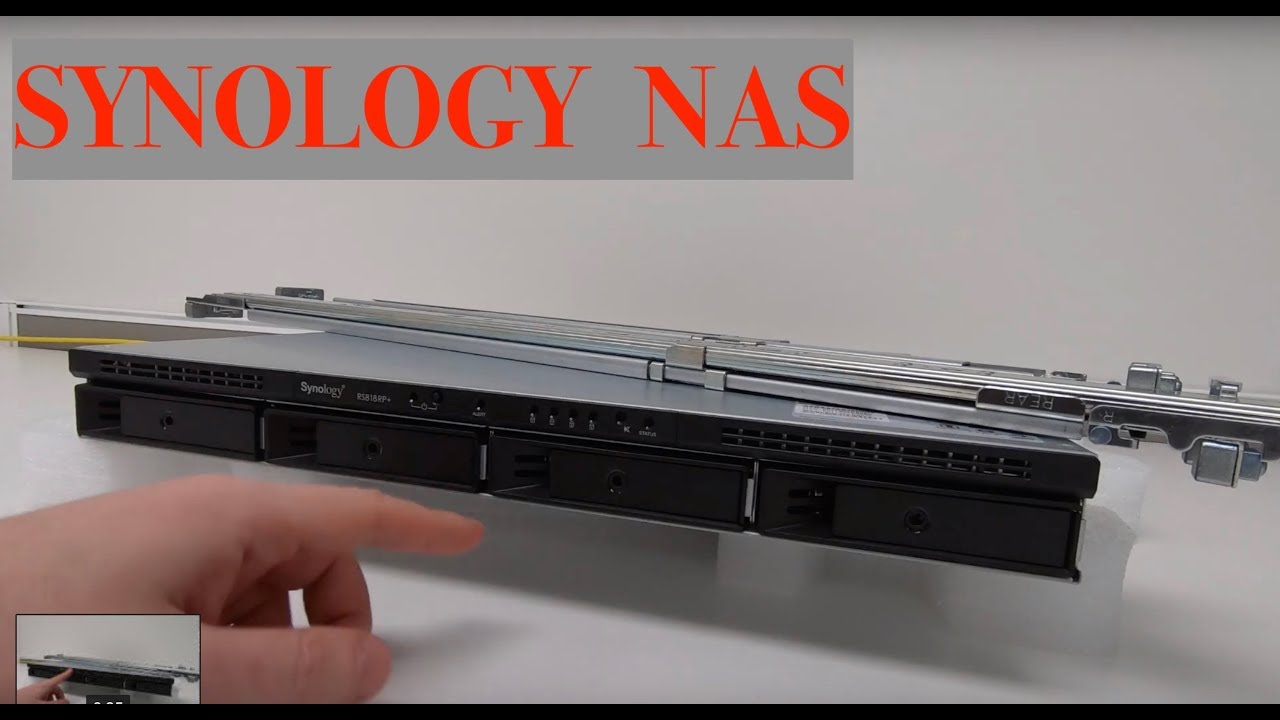 Checking out the SYNOLOGY RACKSTATION RS818RP NAS | Overview - YouTube