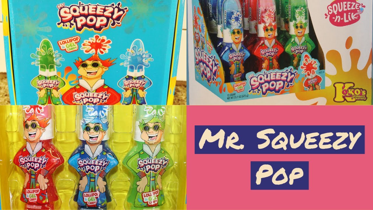 Mr. Squeezy Pop Review: Strawberry, Blue Raspberry & Green Apple Review ...