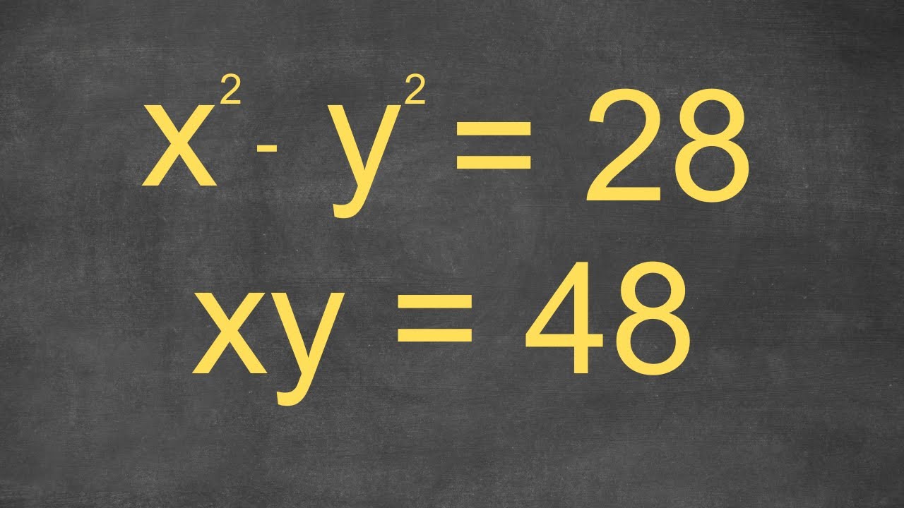 A Nice Algebra Problem | Can you solve this ? | Math Olympiad | X=? Y ...
