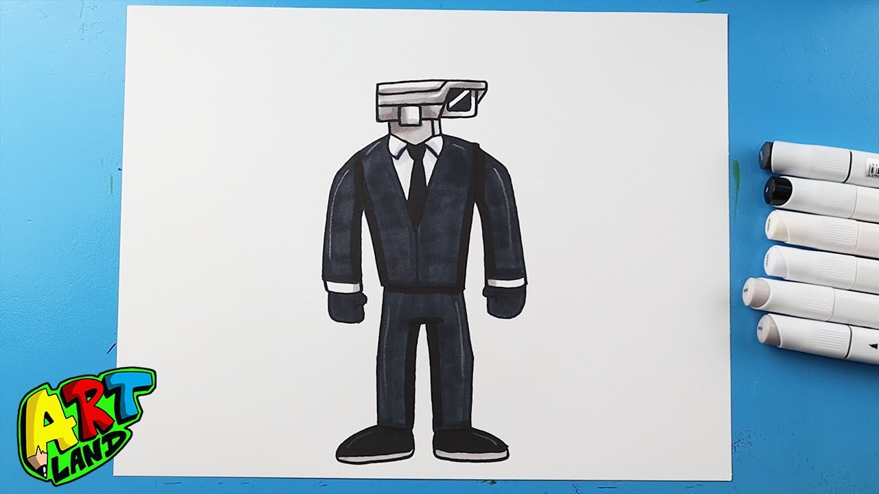 How to Draw Camera Man | Skibidi Toilet - YouTube