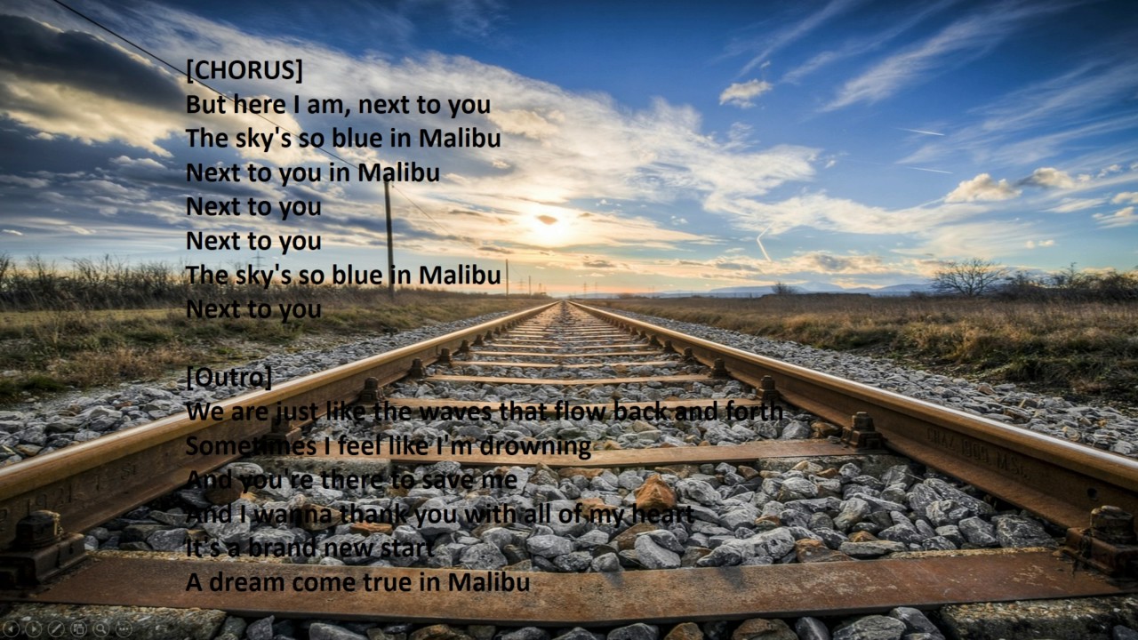 MILEY CYRUS - MALIBU (LYRICS) WITH SONG - YouTube