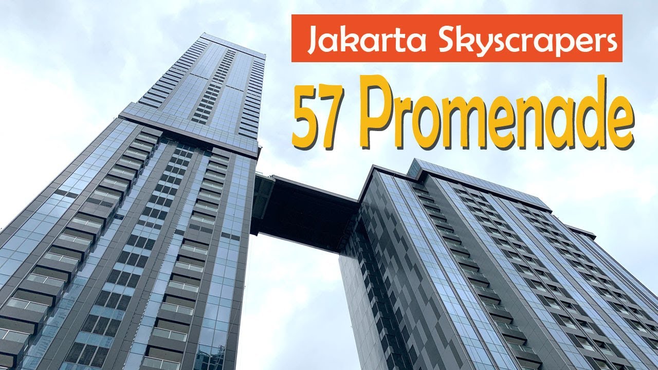 Jakarta Skyscrapers, 57 Promenade, Ada kolam Renang Melayang diantara ...