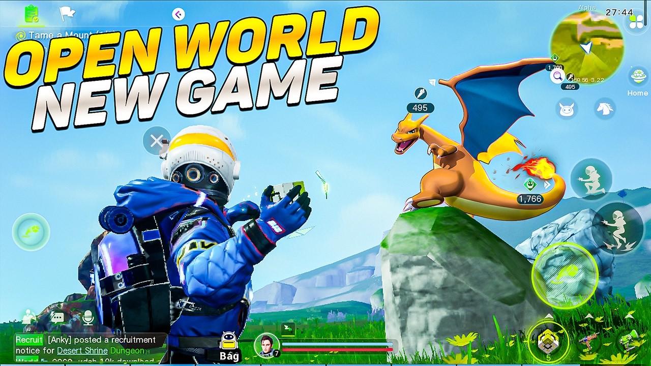 New Pokemon Open World Game Like Palworld For Android 2025 | Auroria: a ...