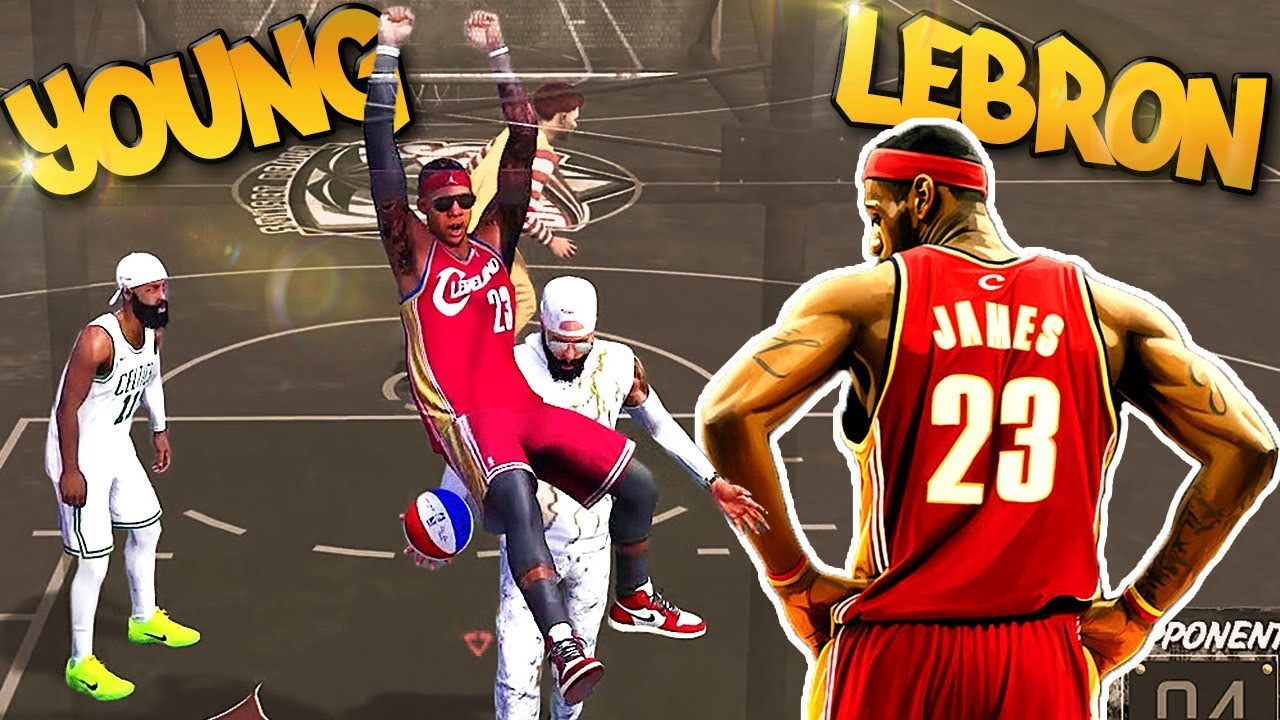 6'8 Young LeBron James Archetype - CRAZY BLOCKS! - NBA 2K18 3v3 Park ...