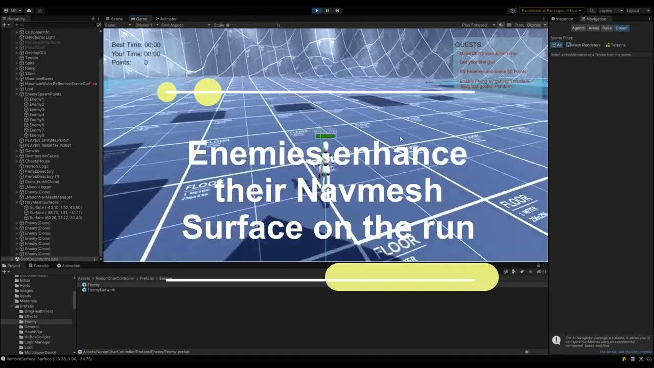 Nonon Zone Runtime Navmesh Surface Builder - YouTube