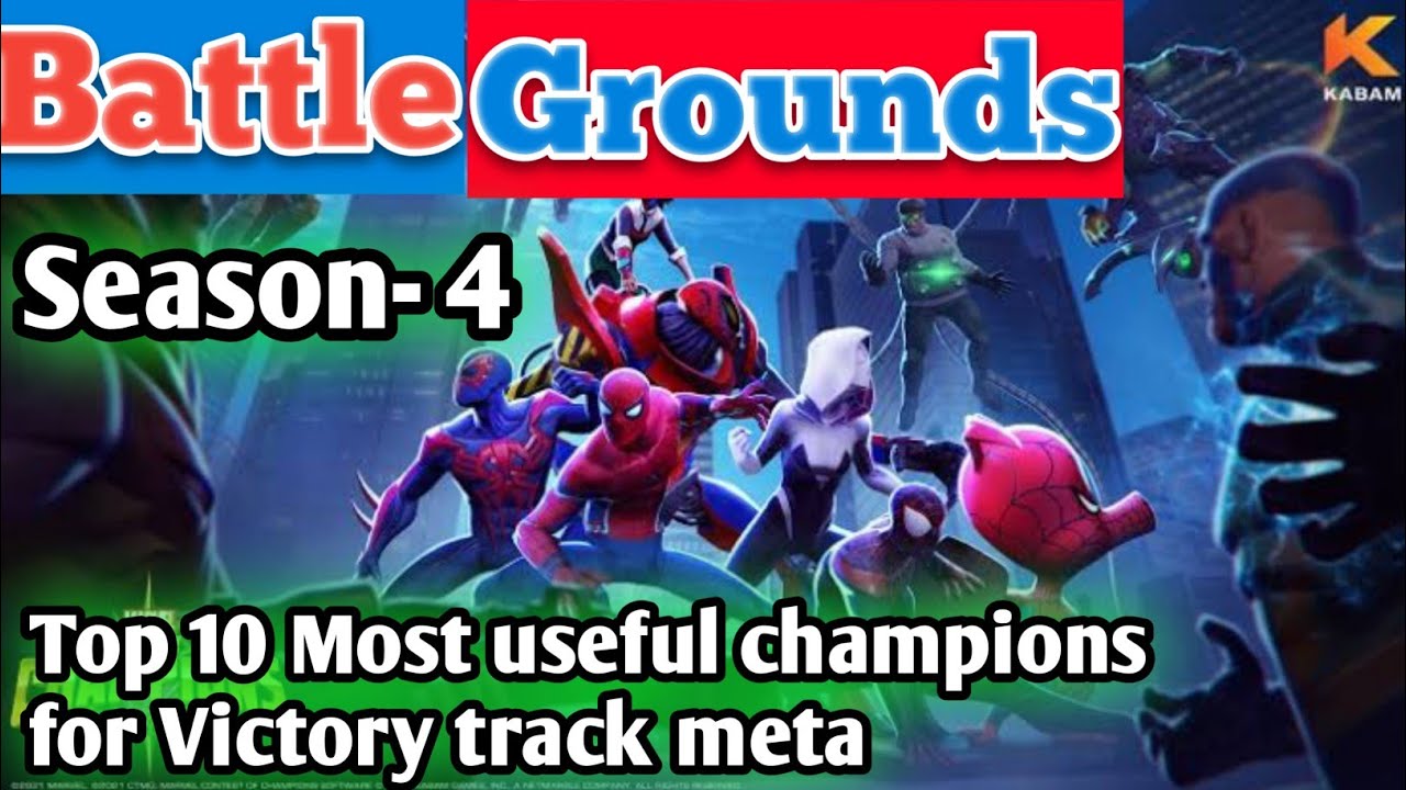 Top 10 best Champions for Victory Track Meta/ Battle Grounds/ season-4 ...