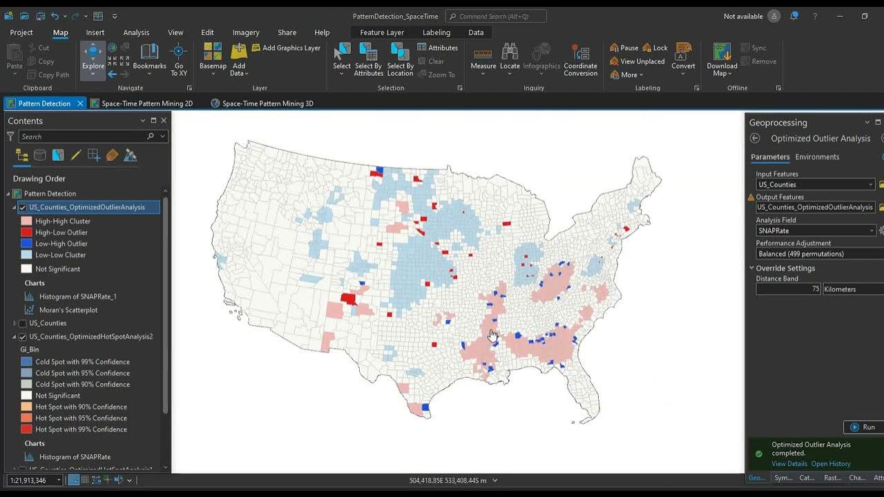 Outlier Analysis in ArcGIS | Pattern detection and statistical analysis ...