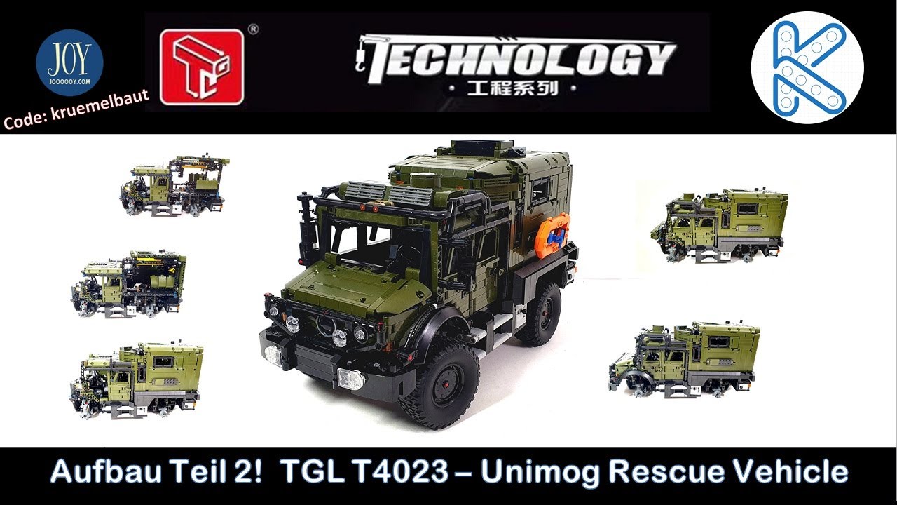 Aufbau Teil 2! TGL T4023 Taigaole Unimog Rescue Vehicle - YouTube