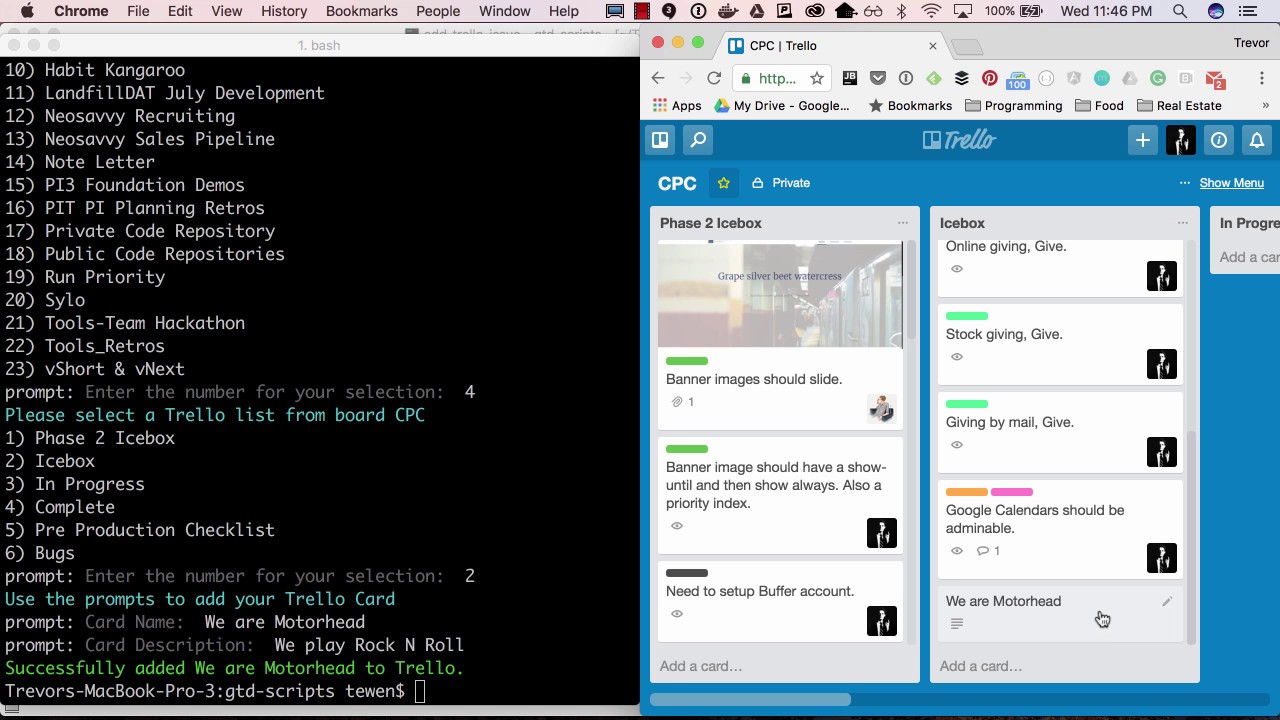 Trello Command Line Utility - YouTube
