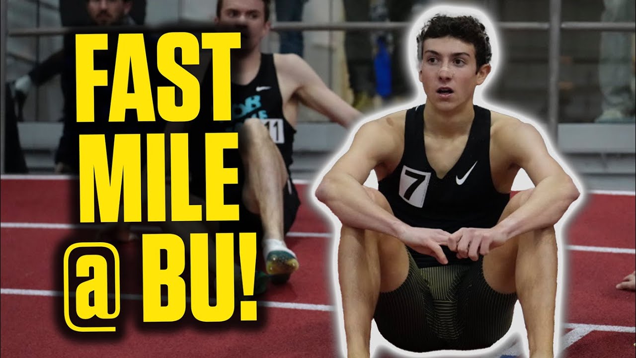 RECORD-BREAKING Mile Race At BU Terrier DMR Challenge 2025! - YouTube