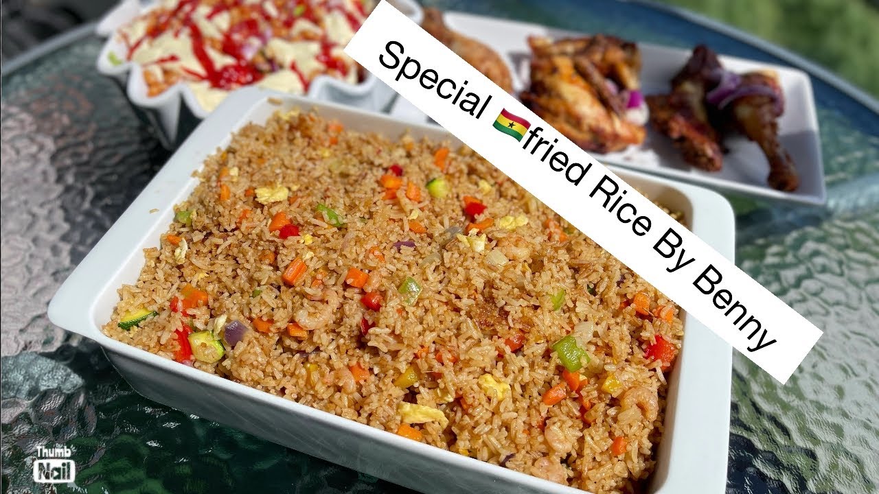 Benny’s Special 🇬🇭 Fried Rice (check check) | Recipe | step by step ...