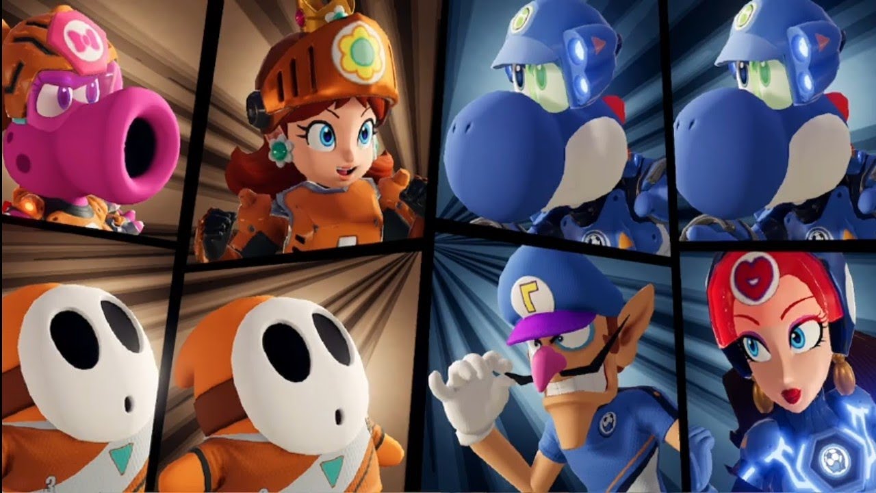 Team Daisy Vs Team Yoshi (Online) // Mario Strikers Battle League - YouTube