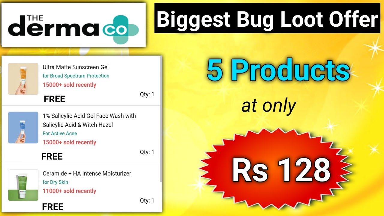 Derma Co Biggest Loot ll Nykaa Coupon Code 2024 l nykaa coupon code l nykaa offers today l nykaa ...
