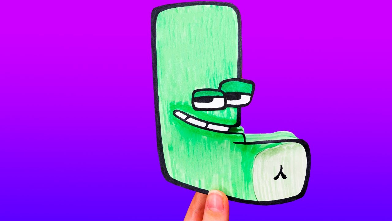 Paper Craft | SPANISH Alphabet Lore L | Adrian`s Alphabet Lore - YouTube