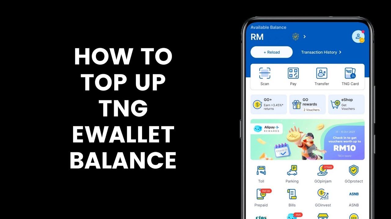 How To Top Up Money Or Reload Your Touch N Go eWallet Balance And Go ...