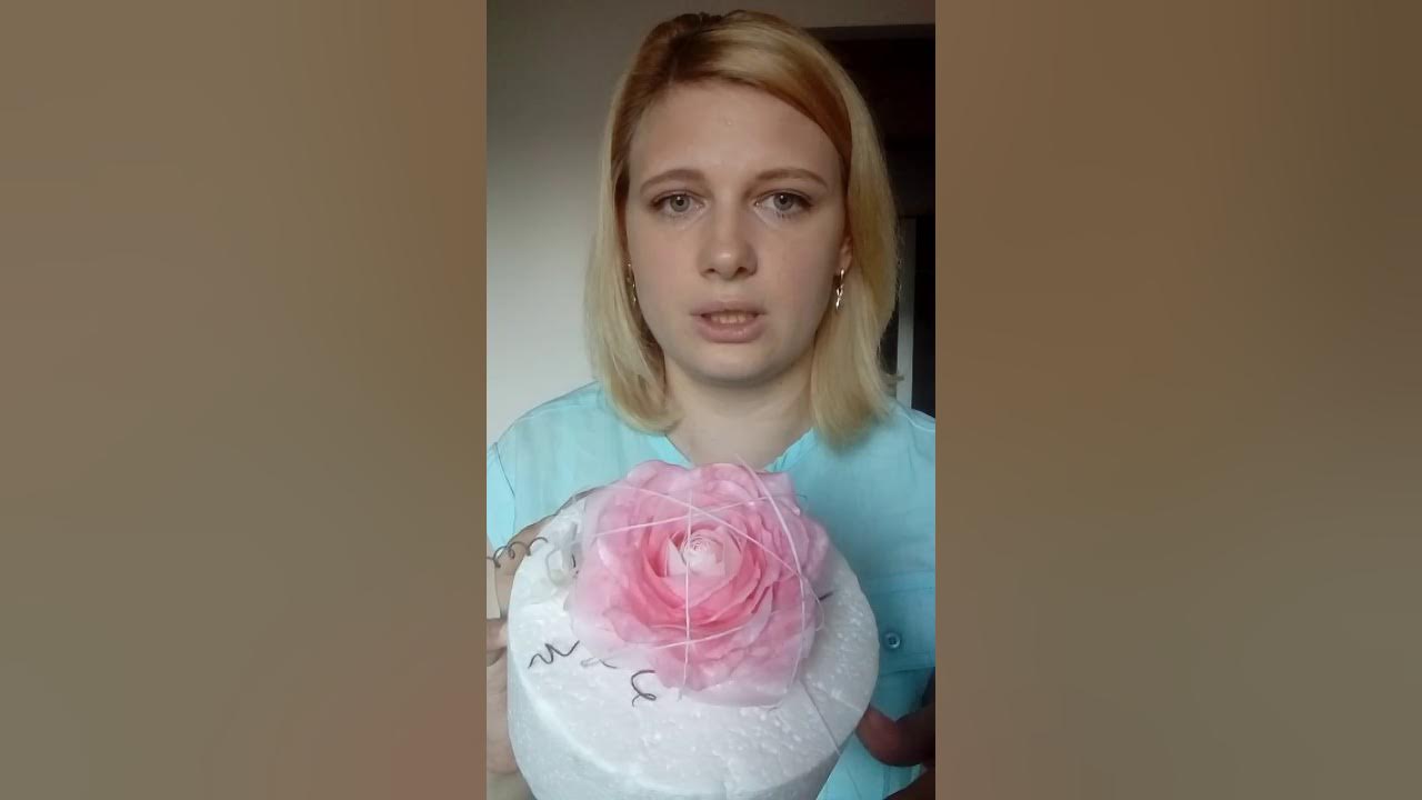 Про вафельную бумагу и цветы - YouTube