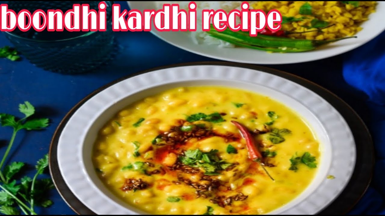 Boondi kadhi for rice , roti | Easy, delicious kadhi recipe|| kitchen ...