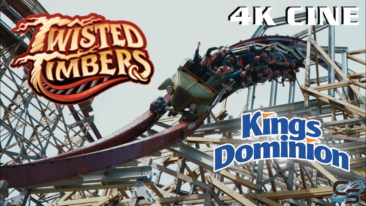 Twisted Timbers Off-Ride *BEST QUALITY* Kings Dominion 2018 Coaster ...