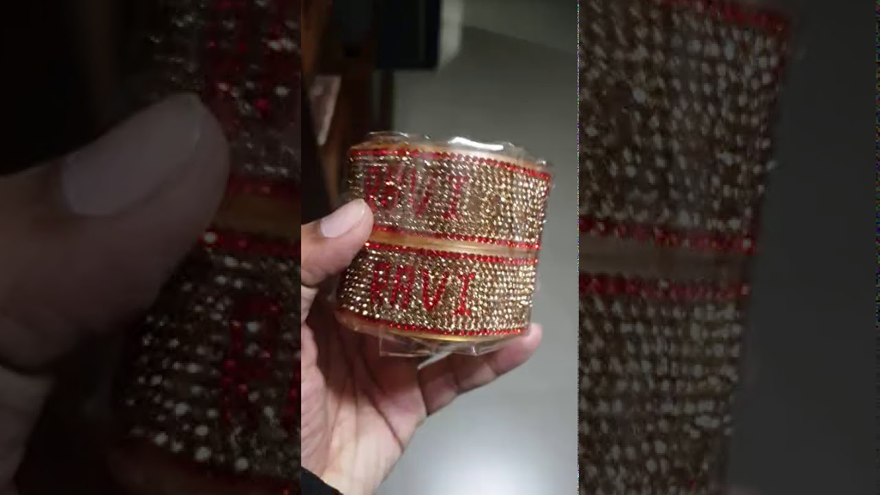 Special chuda with picture and name - YouTube