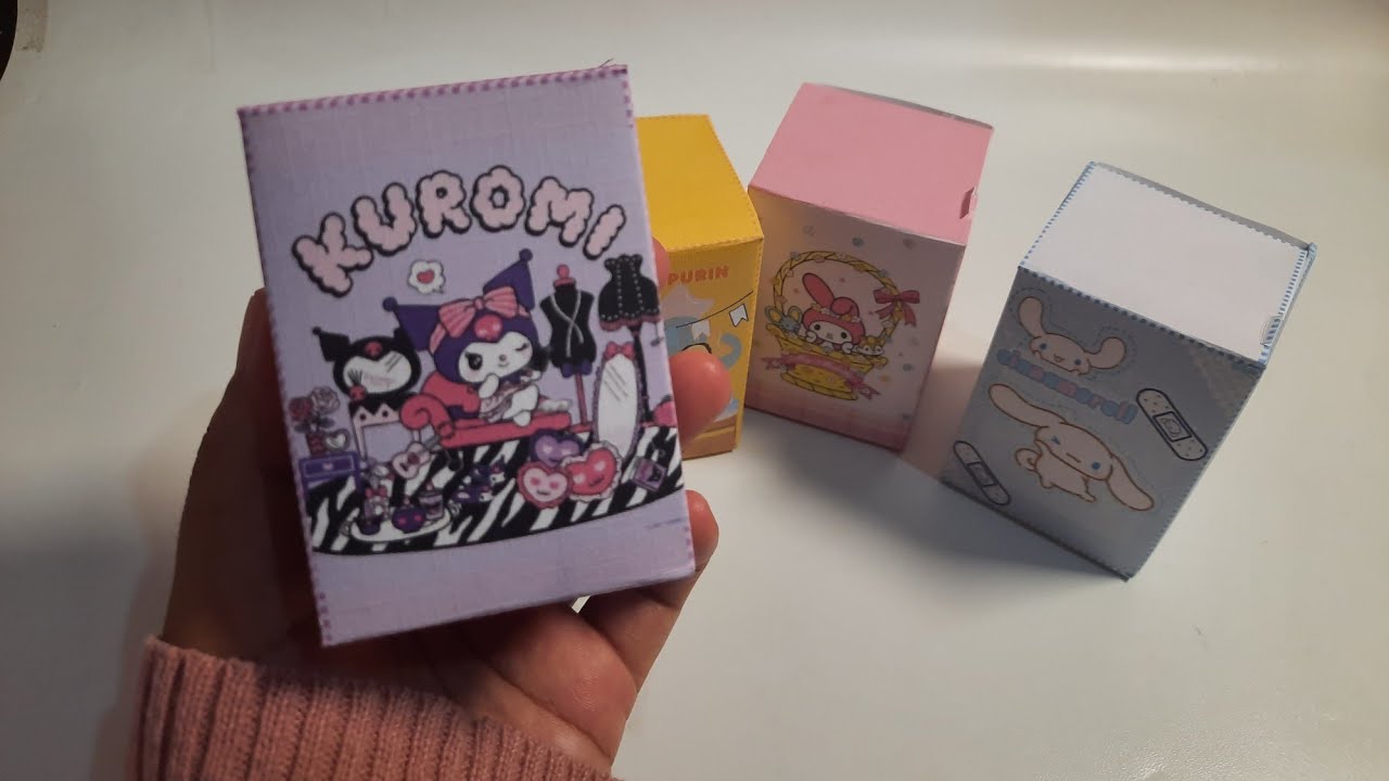 [Paper diy] SANRIO PAPER BLIND BOX#blindbag#papercraft#papersquishy# ...