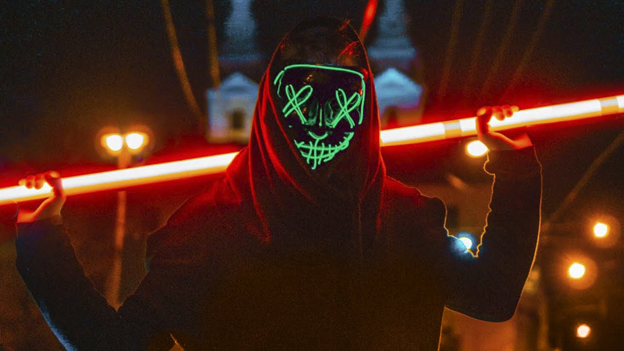 LED PURGE MASK Світлова маска Green neon light mask for face AliExpress ...