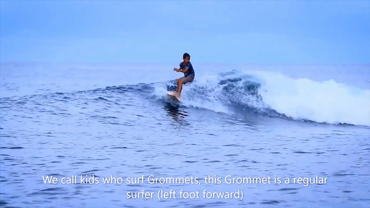 UP2U Surf School Bali - Regular foot surfer - YouTube