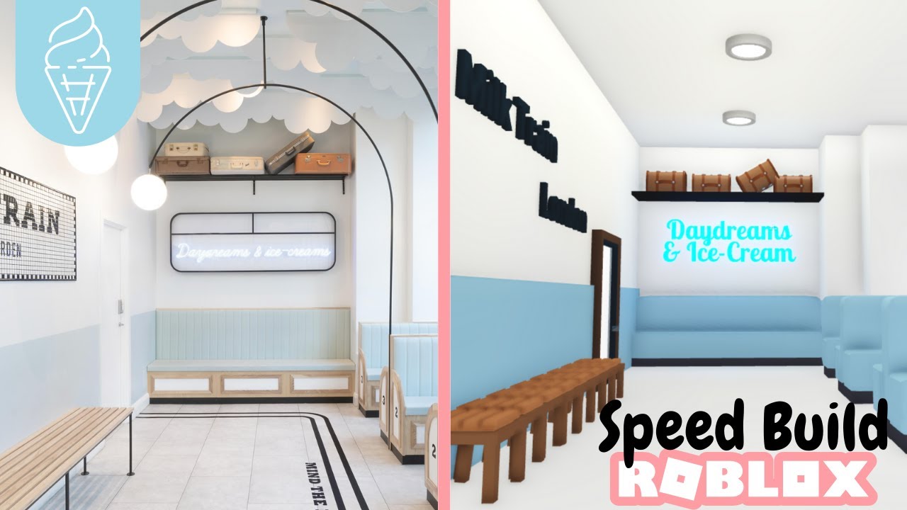 *London* Ice Cream Shop GLITCH Speed Build in Roblox Adopt Me! - YouTube