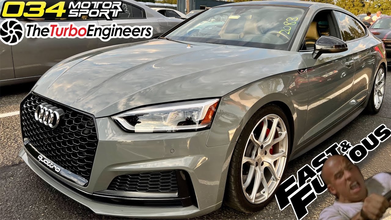 Stage 3 TTE710 Audi S5 1/4 Mile - 034Motorsport Stage 3 Plus E60 - YouTube