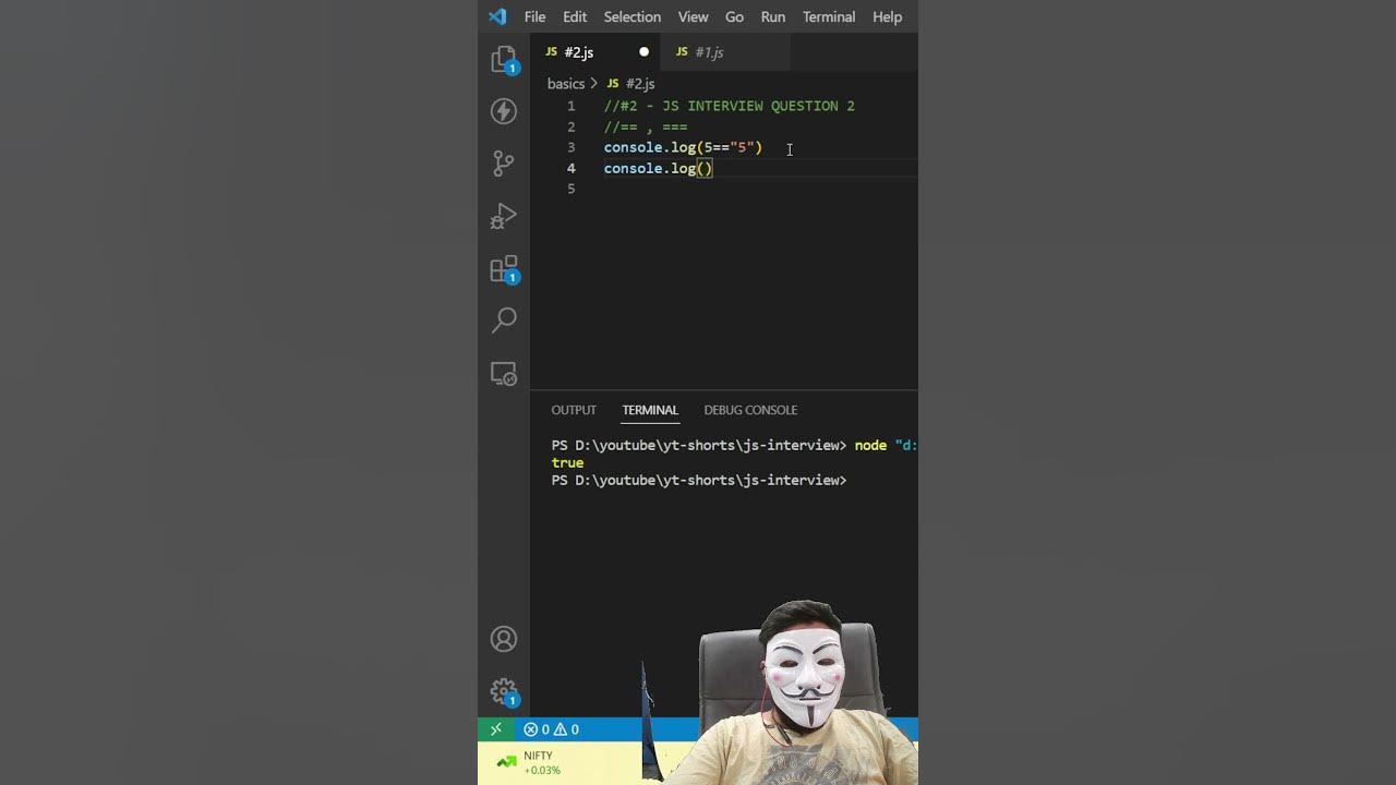 #002 JavaScript Interview Questions by SKID CODING|| - YouTube