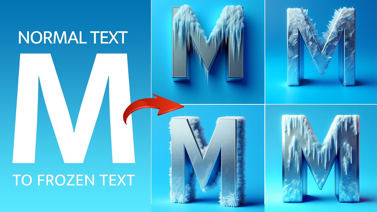 Generate Text Font Using AI - Bing Image Generator | AI Generated Font ...