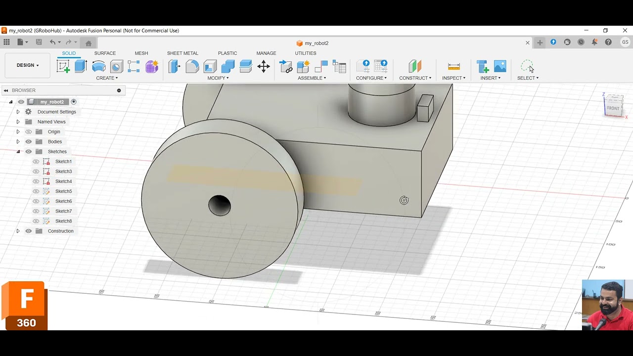 Robotics - Fusion360 - Gaurang Shukla - YouTube