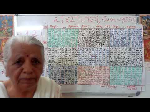 Math Tricks:- Magic Square 27 By 27 For Maths Exhibition Using 9 By 9 ...
